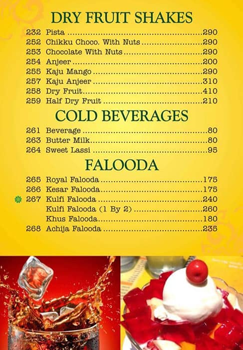 Menu at Achija, Navi Mumbai, achija veg restaurant