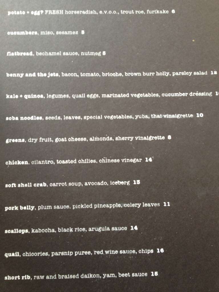 Deer + Almond Menu, Menu for Deer + Almond, Downtown, Winnipeg ...