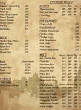 Menu at Aladdin Restaurant, Pune, Shop 1