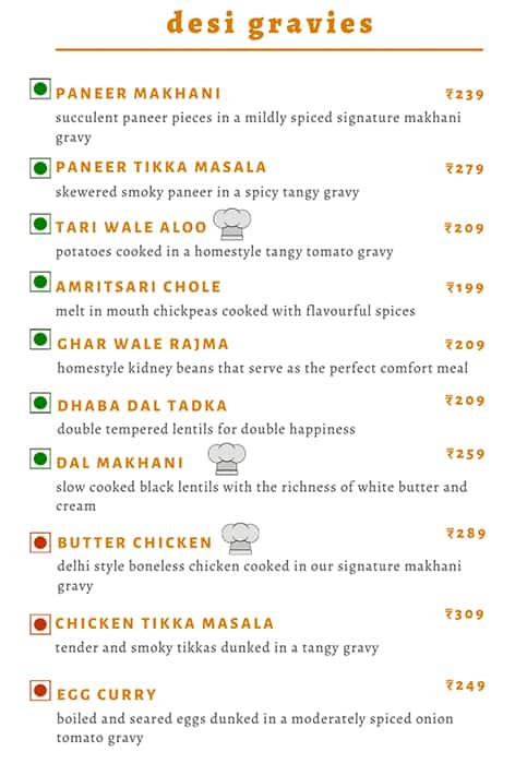 Menu of Cinnamon Stick, Kasarvadavli, Thane West, Thane
