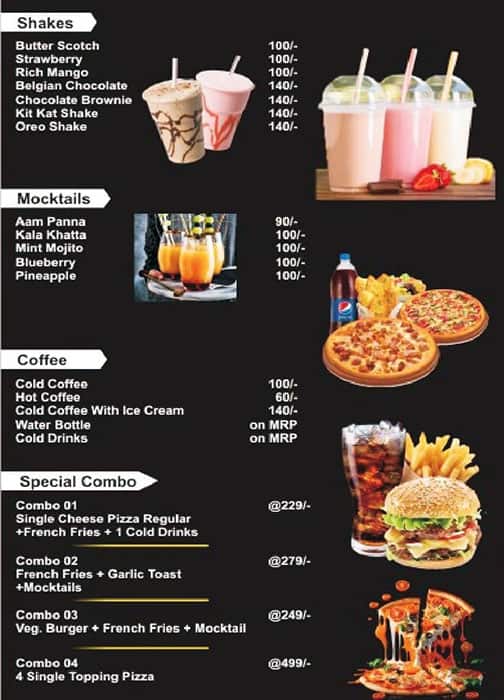 Menu of Systumm Cafe, Palam, New Delhi
