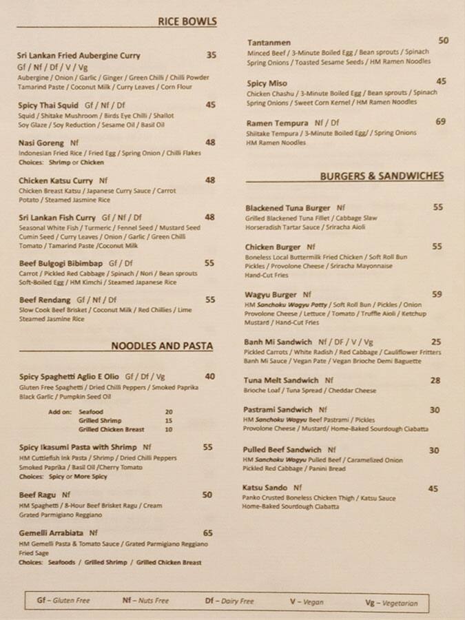 Menu of Fen Cafe & Restaurant, Al Mareija, Sharjah