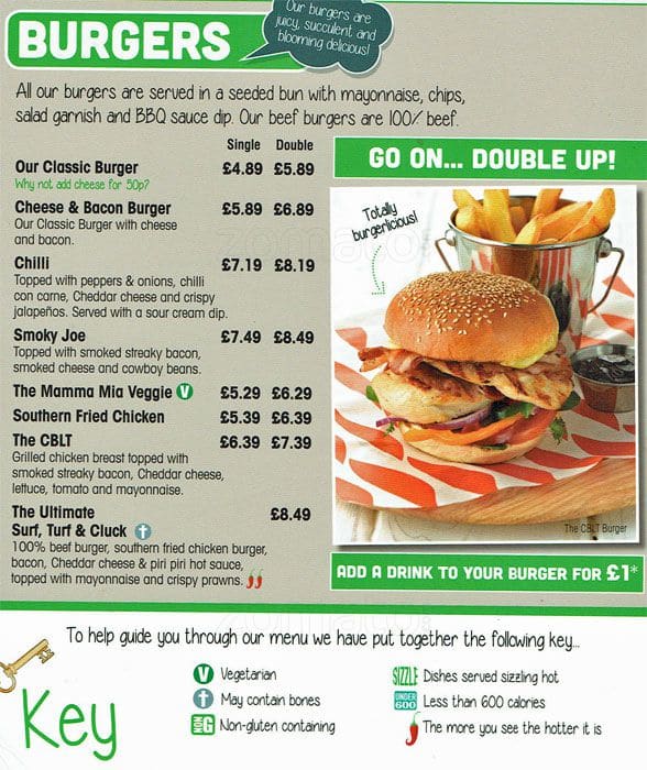 Menu at The Hendon pub & bar, London, 377 Hendon Way