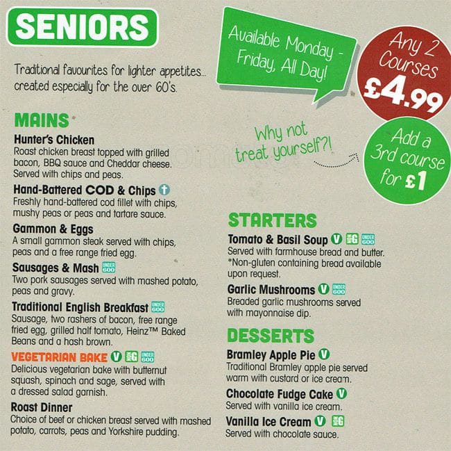 Menu at The Hendon pub & bar, London, 377 Hendon Way