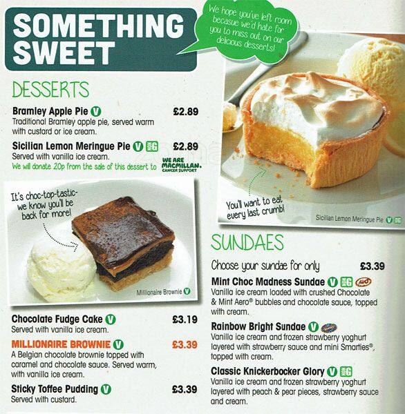 Menu at The Hendon pub & bar, London, 377 Hendon Way