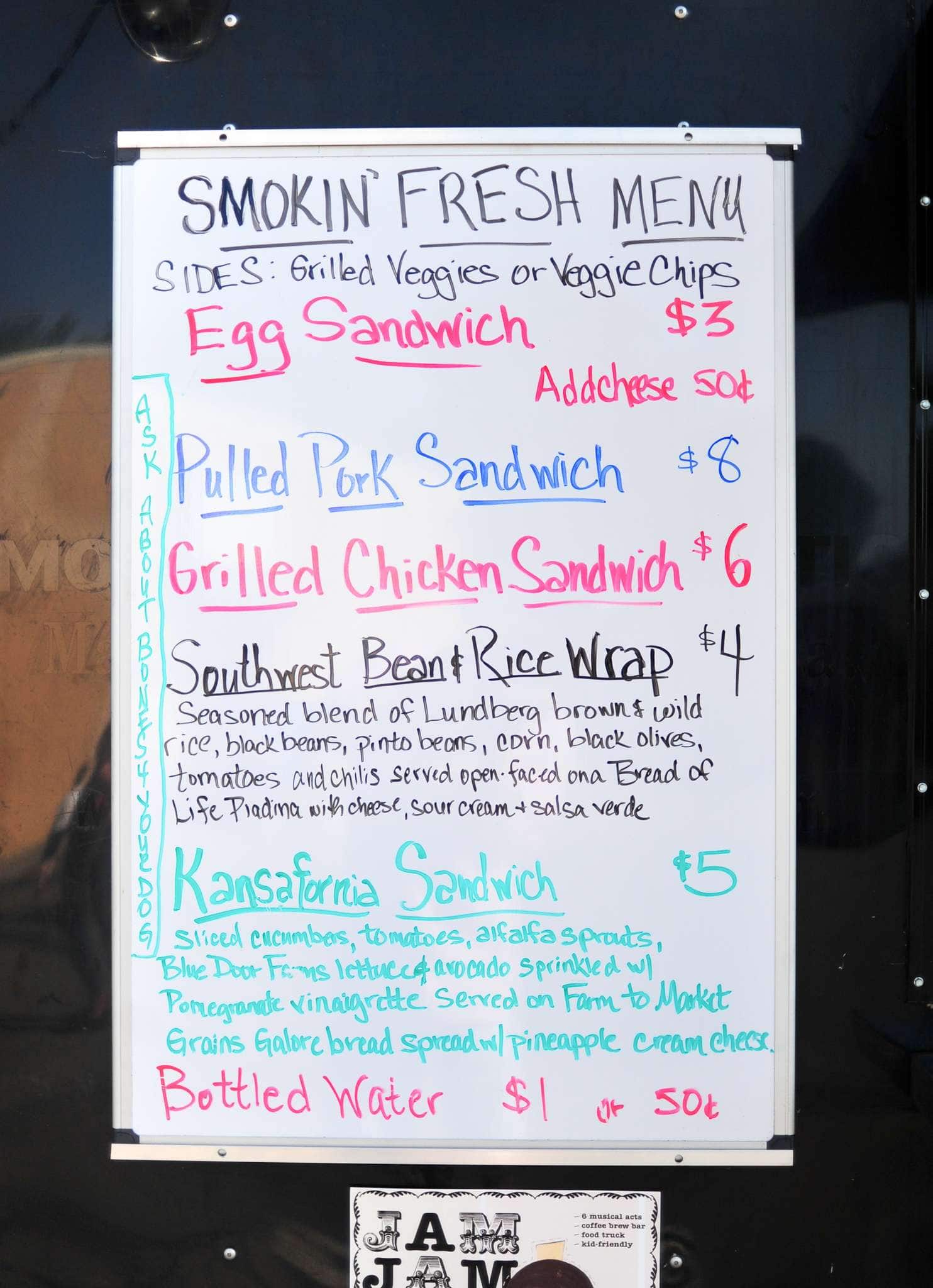 Smokin' Fresh Streetside BBQ Mobile Food Truck Menu - Urbanspoon/Zomato