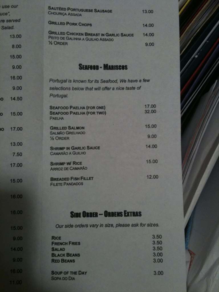 Menu at Hamilton Barbecue And Restaurant, New Brunswick