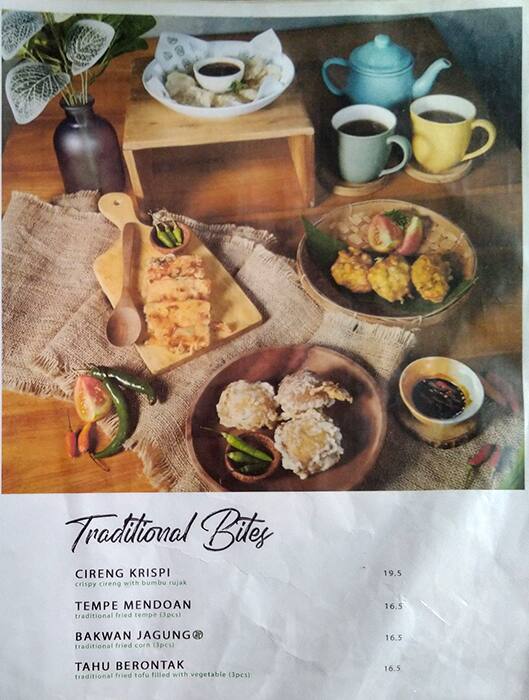 Carta de The Teras Dara Restaurant & Lounge, Bogor