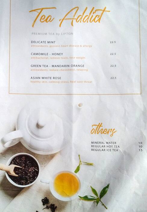 Carta de The Teras Dara Restaurant & Lounge, Bogor