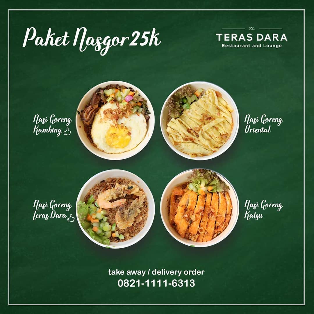 Carta de The Teras Dara Restaurant & Lounge, Bogor