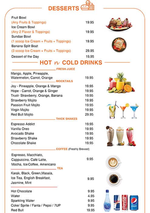 Menu at ROBOCHEF Restaurant ( BR ), Dubai