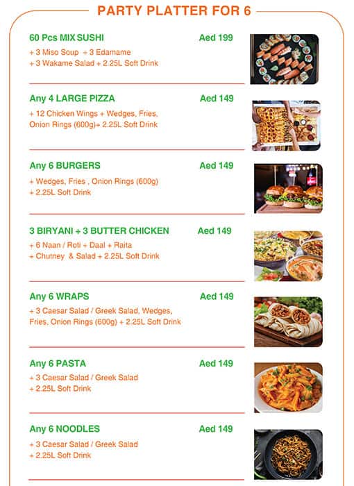 Menu at ROBOCHEF Restaurant ( BR ), Dubai