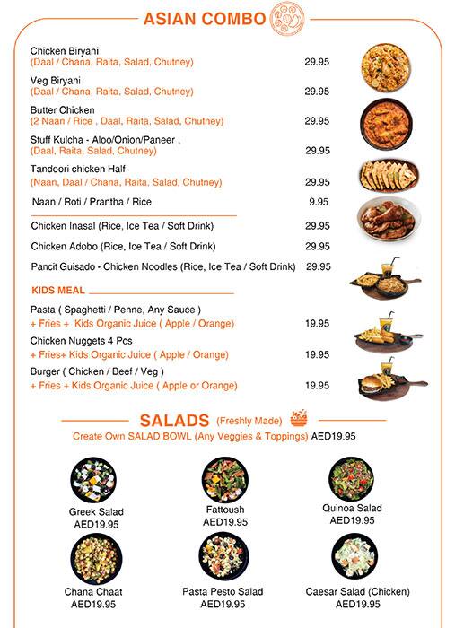 Menu at ROBOCHEF Restaurant ( BR ), Dubai