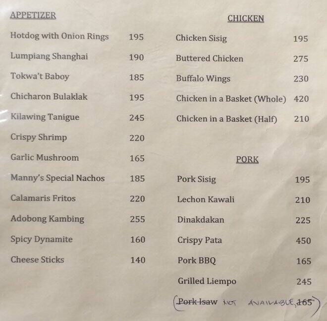 Menu at Angels Burger - Maginoo St. restaurant, Quezon City, 68 Maginoo