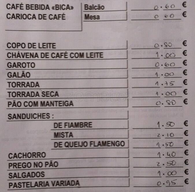 Leitaria Francesa Menu, Menu de Leitaria Francesa, Pena, Lisboa ...