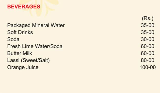 Menu at Suraj Garden Restaurant Bar, Hyderabad, Surya Enclave