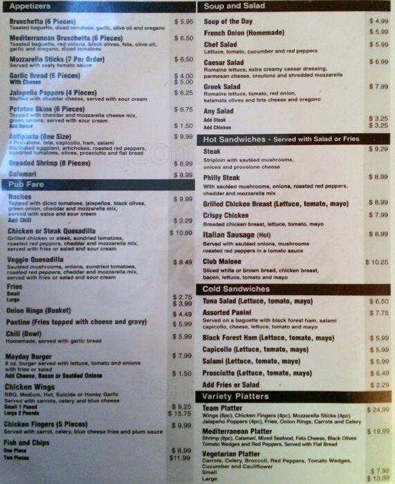 Mayday Malone s Menu Menu Podniku Mayday Malone s Casa Loma Toronto Urbanspoon Zomato mayday-malone-s-menu-menu-podniku-mayday-malone-s-casa-loma-toronto-urbanspoon-zomato
