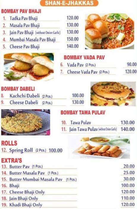 Menu at Delhi Masala Gk, New Delhi