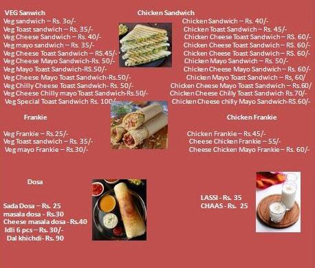 Menu of Time Pass Kitchen, Santacruz West, Mumbai