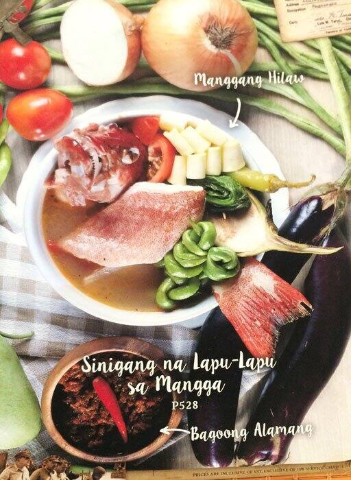 Menu at Dekada, Quezon City, Upper Ground Floor