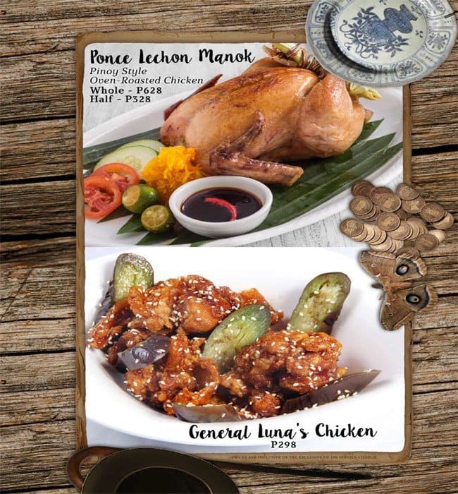 Menu at Dekada, Historic Filipino Cuisine restaurant, Makati