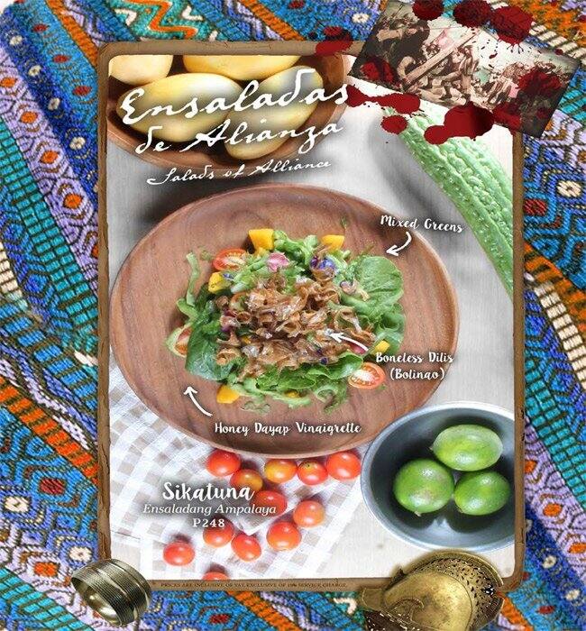 Menu at Dekada, Historic Filipino Cuisine restaurant, Makati