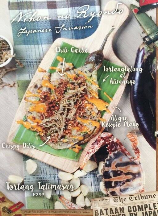 Menu at Dekada, Quezon City, Upper Ground Floor