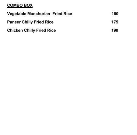 Menu at The Kathmandu Kitchen, Raipur