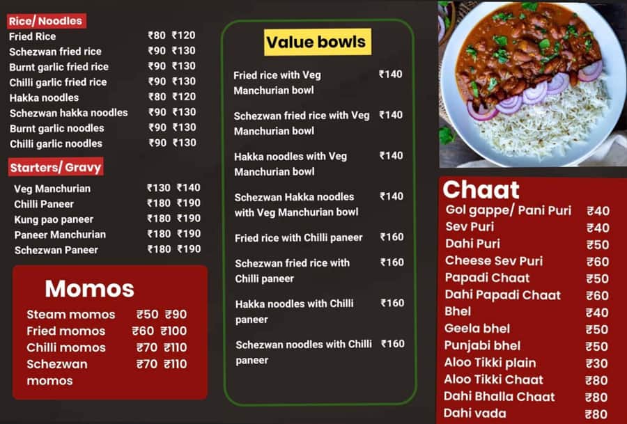 Menu of Aryan’s Kitchen, Goregaon East, Mumbai
