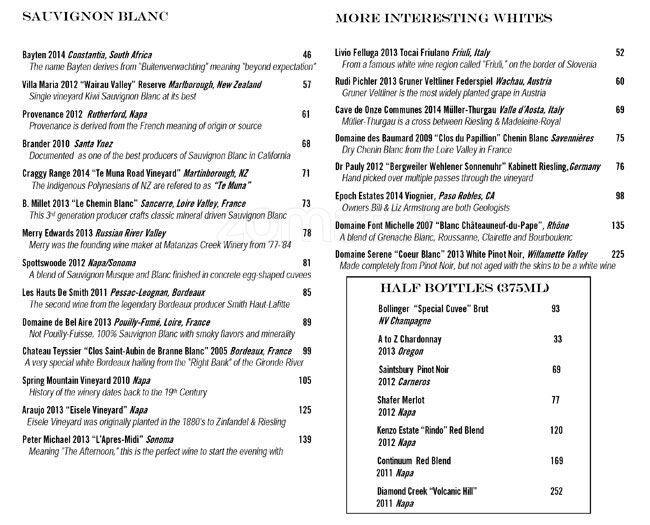 Menu at Quality Meats pub & bar, West New York, 57 W 58th St