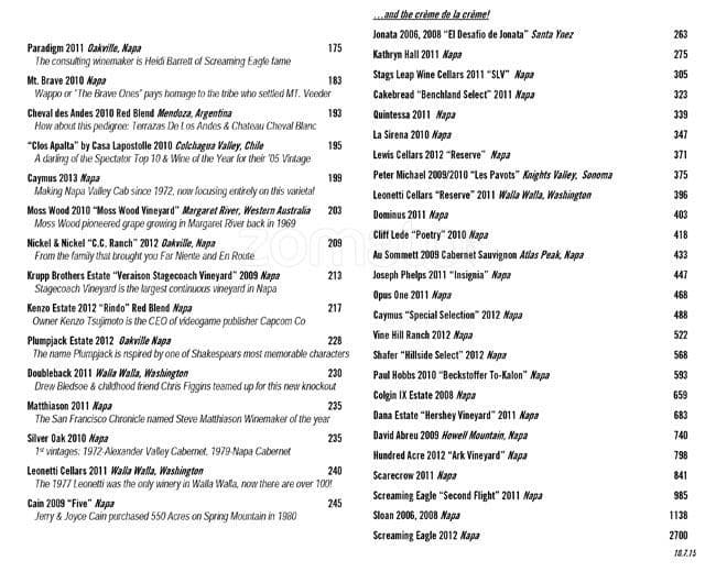 Menu at Quality Meats pub & bar, West New York, 57 W 58th St