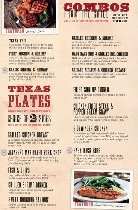 Menu at Lone Star steakhouse, Thornton, 237 E 120th Ave