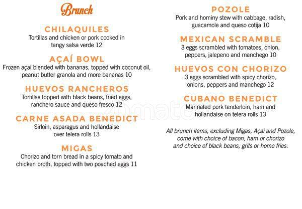 La Perla Restaurant & Bar Menu - Urbanspoon/Zomato