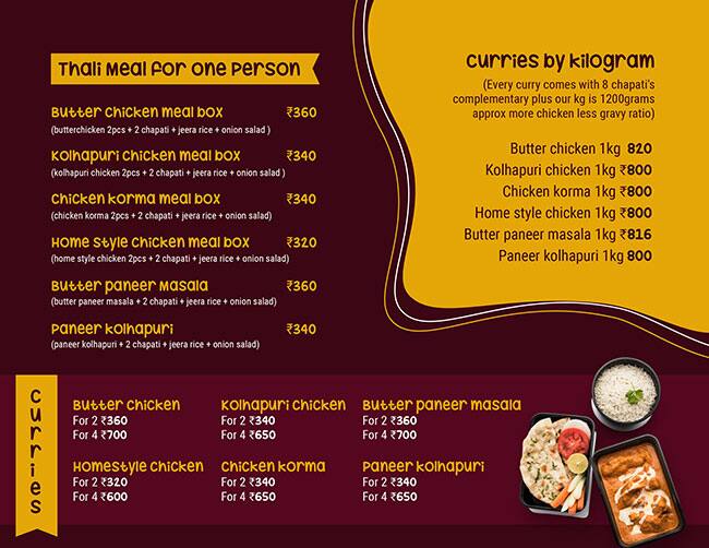 Menu of Paitbhar Chicken, Wakad, Pune