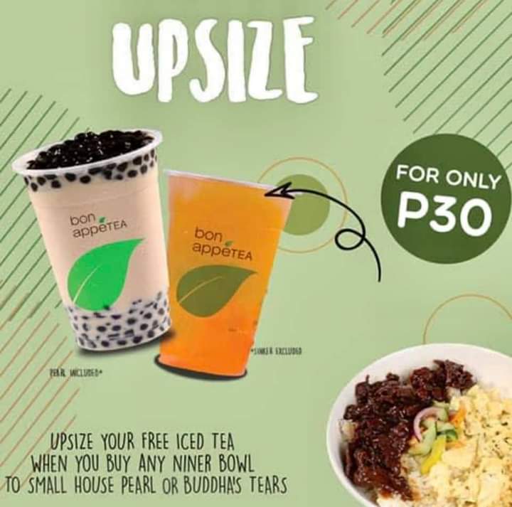 Menu at Bon AppeTea cafe, Manila, 945 Estrada