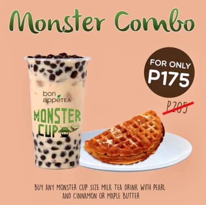 Menu at Bon AppeTea cafe, Manila, 945 Estrada