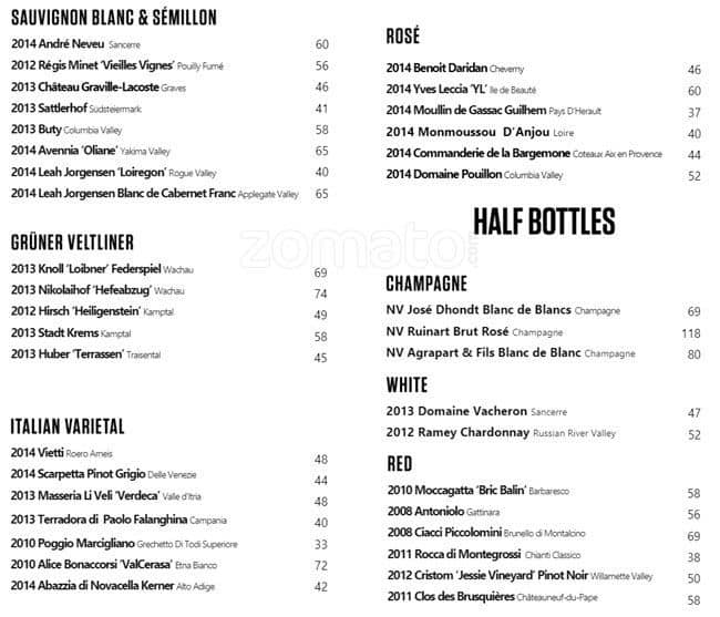 Menu at Staple & Fancy pub & bar, Seattle