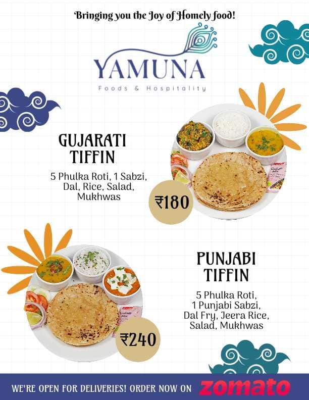 Menu of Yamuna Foods & Hospitality, Mulund West, Mumbai
