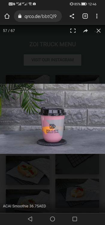 Menu at Zoi Cafe, Al Ain, Opposite Spinneys