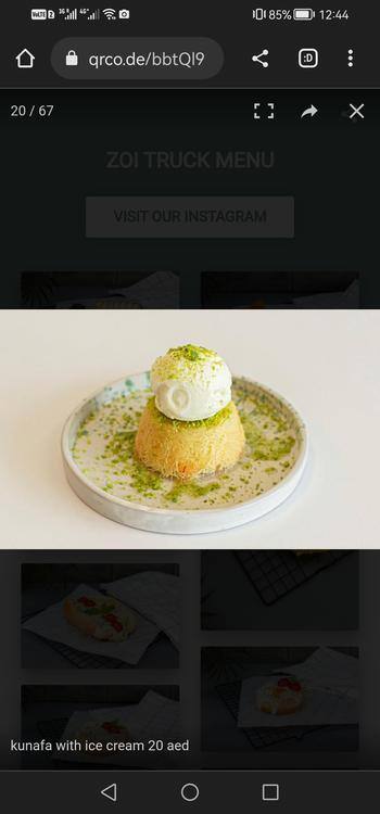 Menu at Zoi Cafe, Al Ain, Opposite Spinneys
