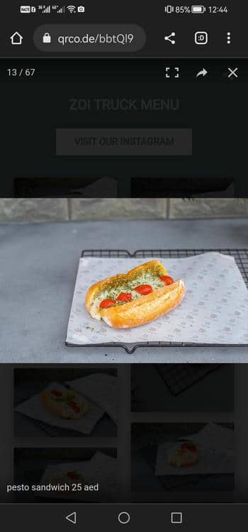 Menu at Zoi Cafe, Al Ain, Opposite Spinneys