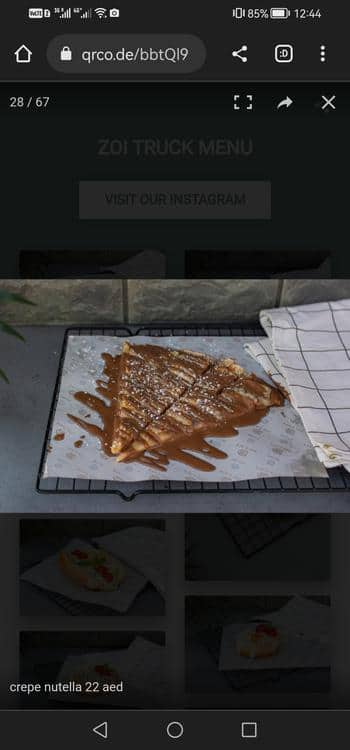 Menu at Zoi Cafe, Al Ain, Opposite Spinneys