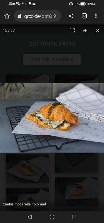 Menu at Zoi Cafe, Al Ain, Opposite Spinneys