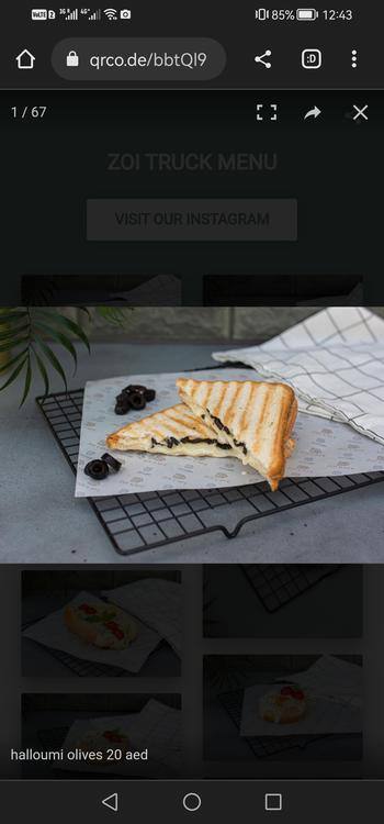 Menu at Zoi Cafe, Al Ain, Opposite Spinneys