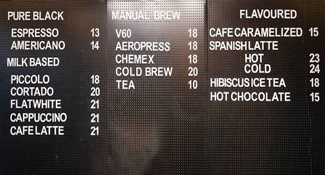 Menu of Roastery Station, Al Satwa, Dubai
