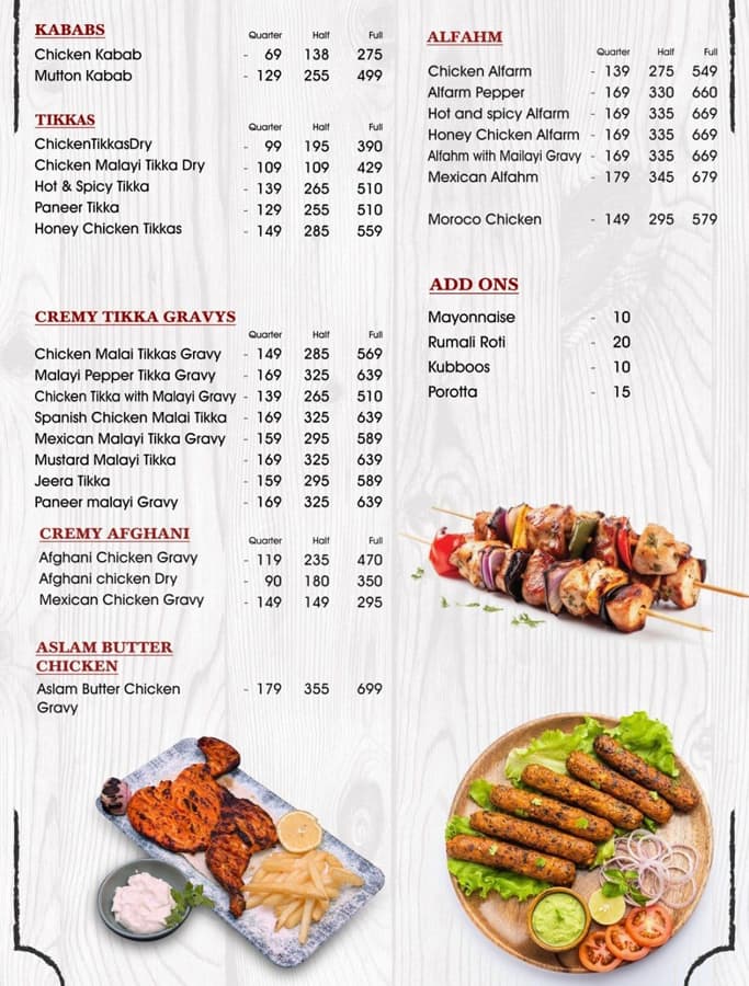 Menu of Elote Resto & Cafe, Lalbagh, Mangalore