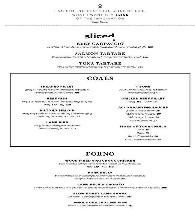 Menu at Life Grand Cafe Waterfall, Midrand, Waterfall Corner