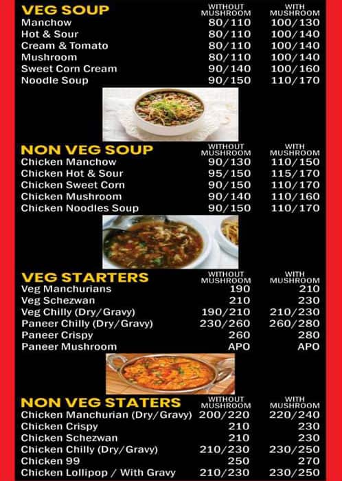 Menu of Magic Mushroomz, Ulwe, Navi Mumbai