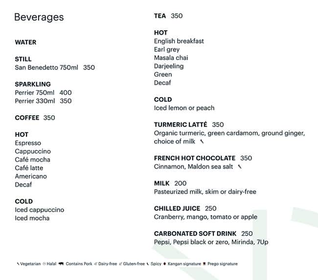 Menu at Seasonal Tastes - The Westin Mumbai Garden City, Mumbai