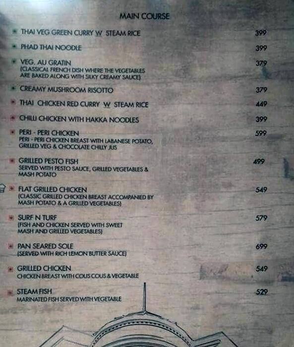 Menu at Rustic Door Chandigarh, Chandigarh, 12 Sco Opposite Mount View